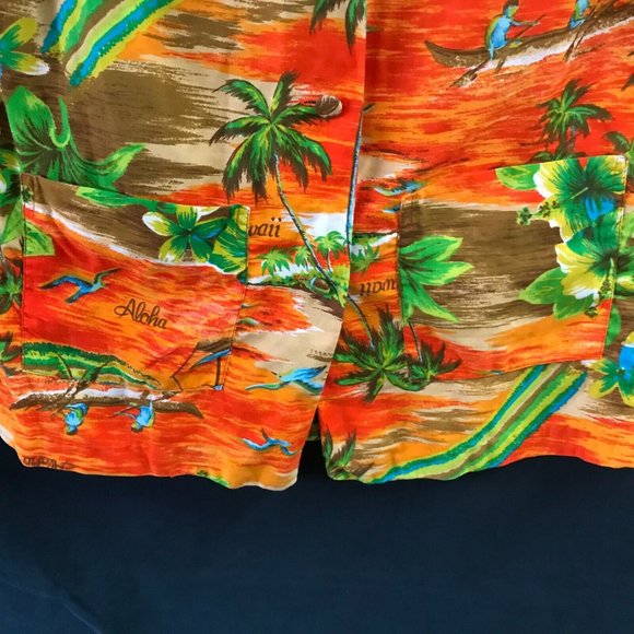 Pacific Isle Creations | Tops | Vtg Pacific Island Creations Hawaiian ...